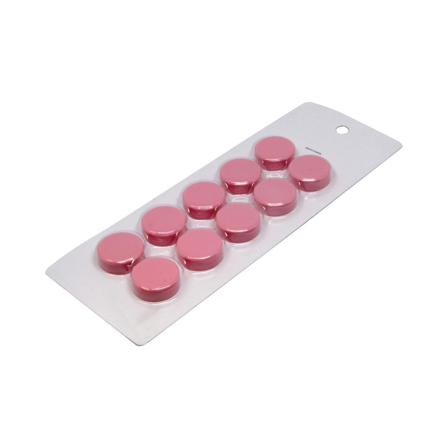 Small Pink Magnetic Discs | Sold in cards of 10 - Magnets NZ - Local ...